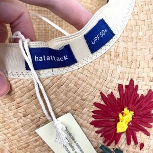 Hat Attack | Accessories | Hat Attack Floral Straw Charlotte Sun Hat In ...